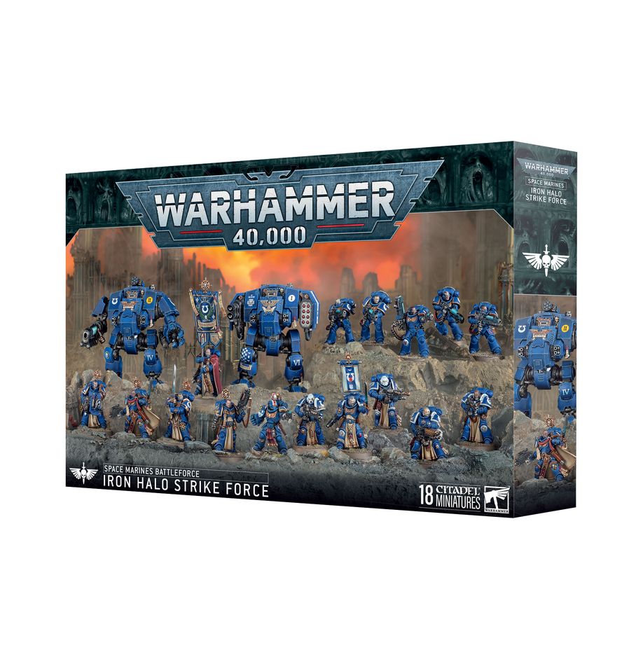 (Preorder 11/28) Space Marines Battleforce: Iron Halo Strike Force ...