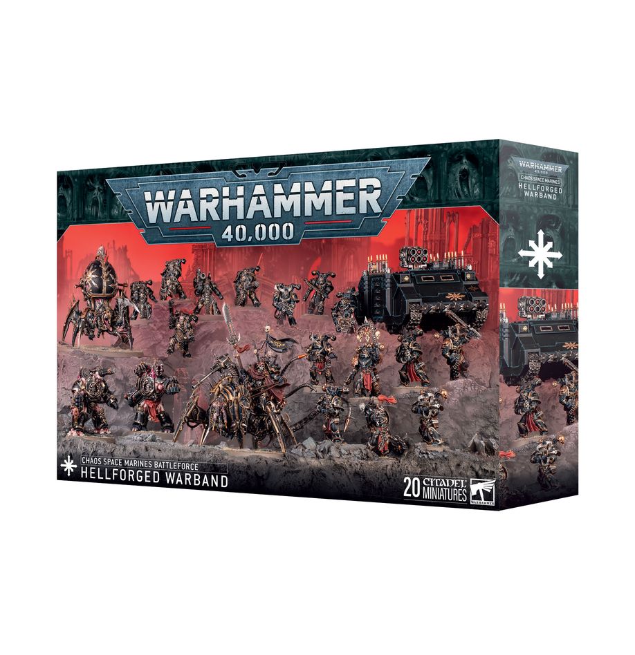 (Preorder 11/28) Chaos Space Marines Battleforce: Hellforged Warband ...