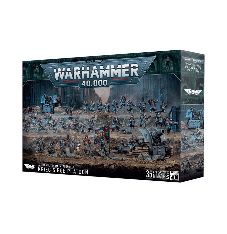 (Preorder 11/28) Astra Militarum Battleforce: Krieg Siege Platoon ...