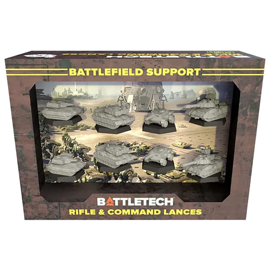 Battletech Battlefield Support: Rifle & Command Lances – Gopher Games