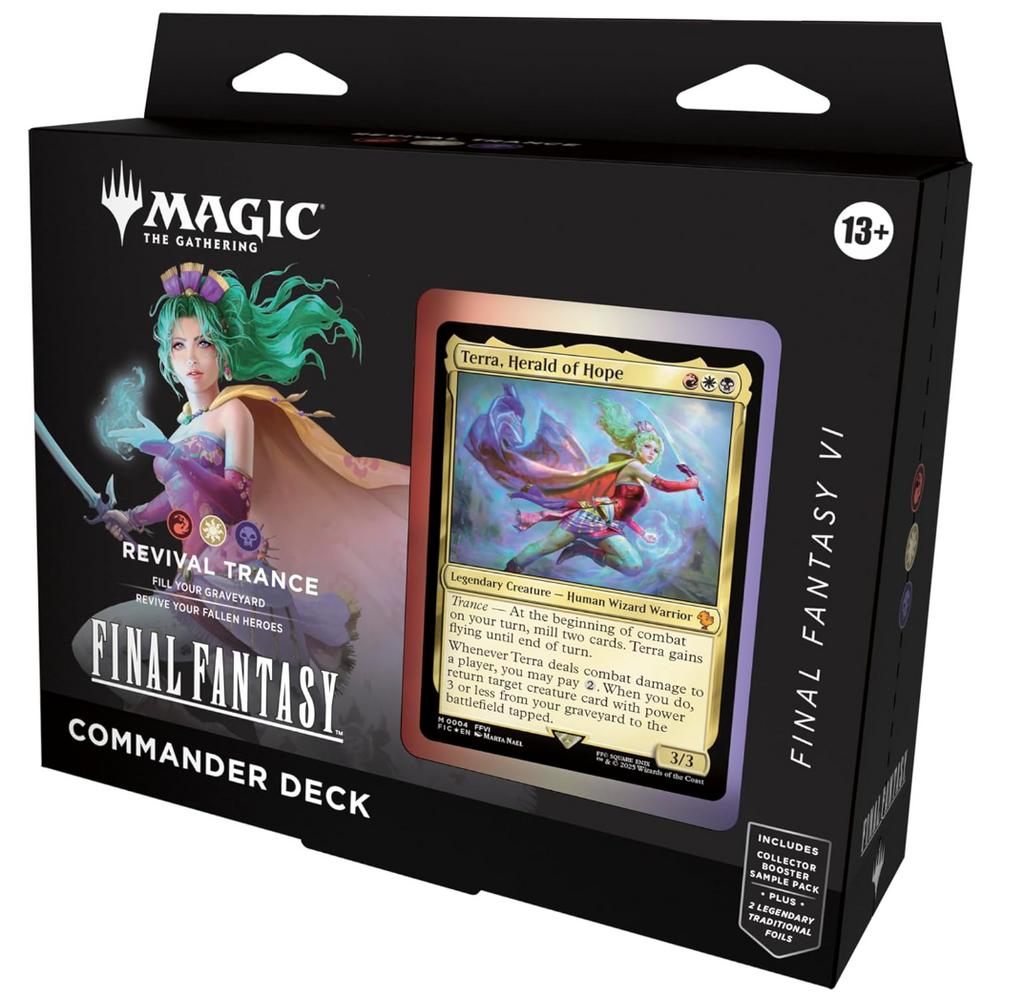 MAGIC THE GATHERING: UNIVERSES BEYOND FINAL FANTASY COMMANDER DECKS ...