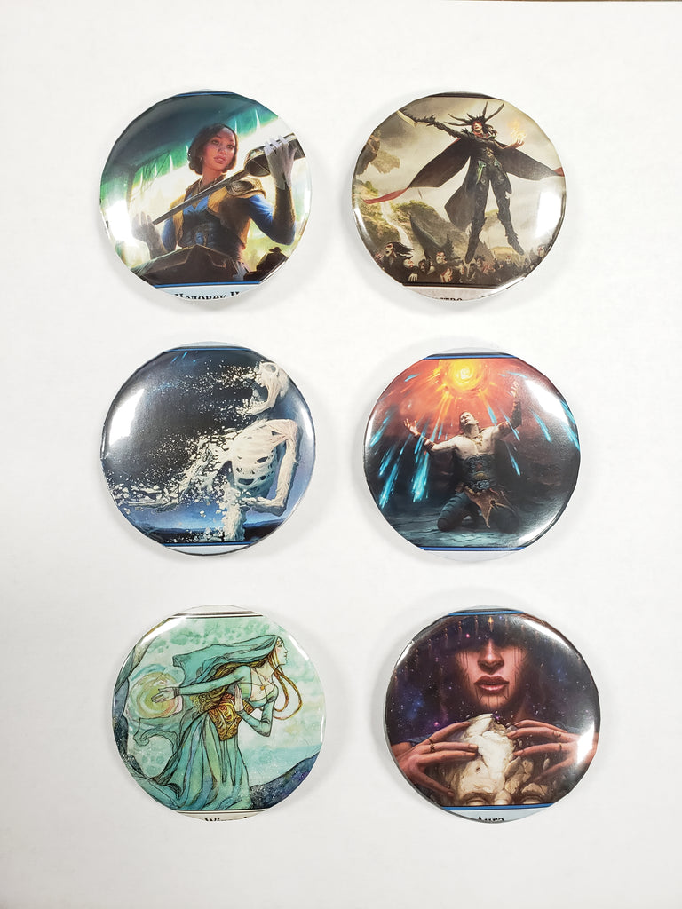Assorted MTG Card Art Button – Gopher Games