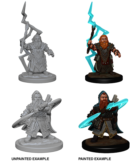 Pathfinder Deep Cuts Unpainted Miniatures: Dwarf Male Sorcerer – Gopher ...