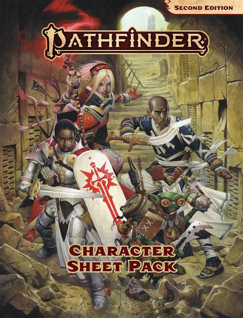 Pathfinder 2E: Character Sheet Pack – Gopher Games